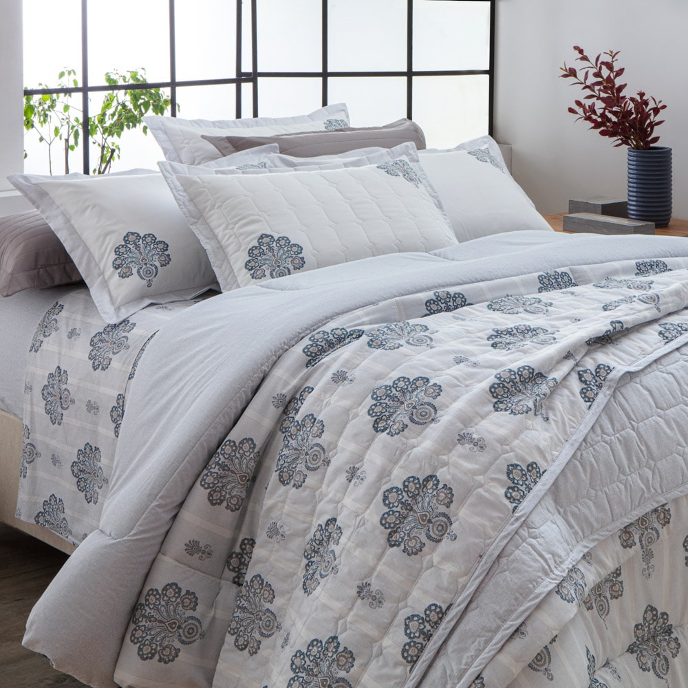 Edredom King Size Kacyumara Senzy Algodão Egípcio Percal 300 Fios