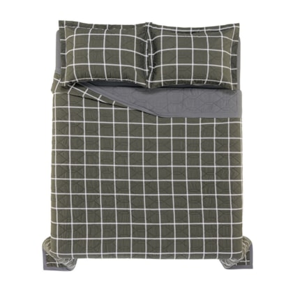Kit Colcha King Size Karsten Alfredo Algodão 180 Fios