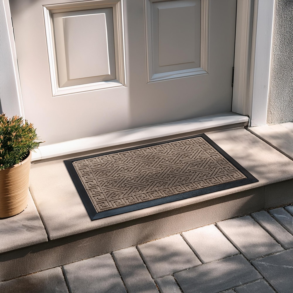 Tapete de Porta Capacho Lima Meia Lua Antiderrapante 40cm x 60cm Tapete de Porta Capacho Lima Meia Lua Antiderrapante 40cm x 60cm